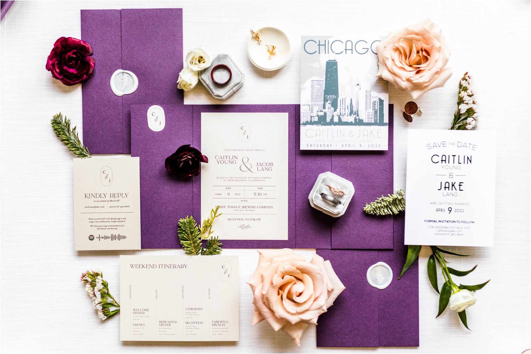 Downtown Chicago Brewery Wedding | Caitlin & Jake - Stephanie Parshall ...