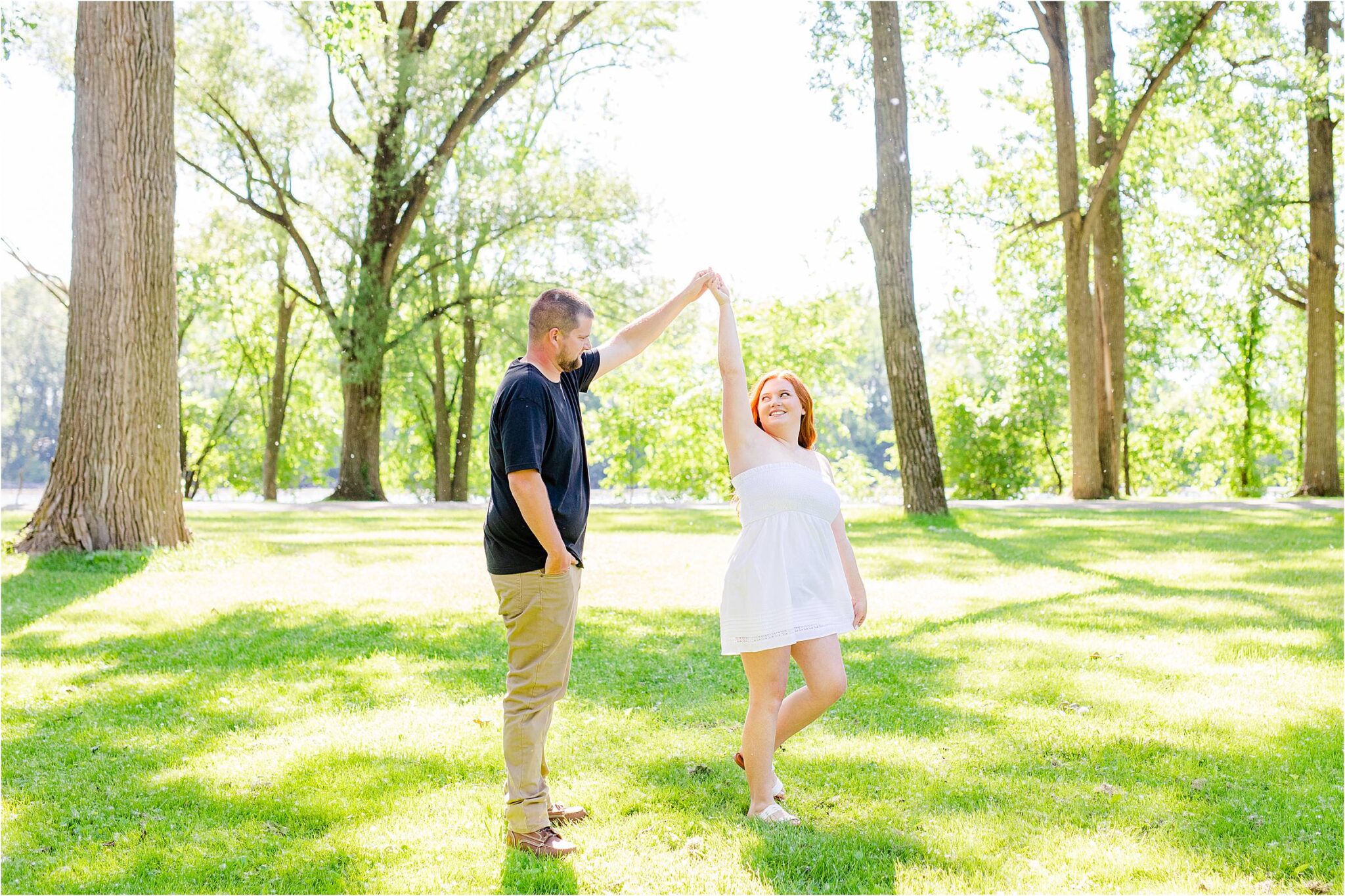 Riverside Park Grand Rapids, Michigan Engagement | Raylene & Brandon ...