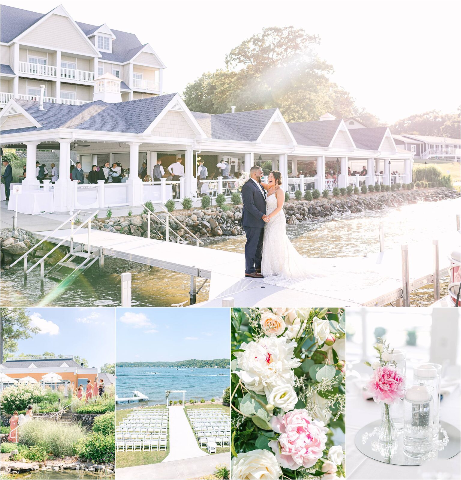 Bay Pointe Inn Wedding | Ashlee & Frankie - Stephanie Parshall Photography