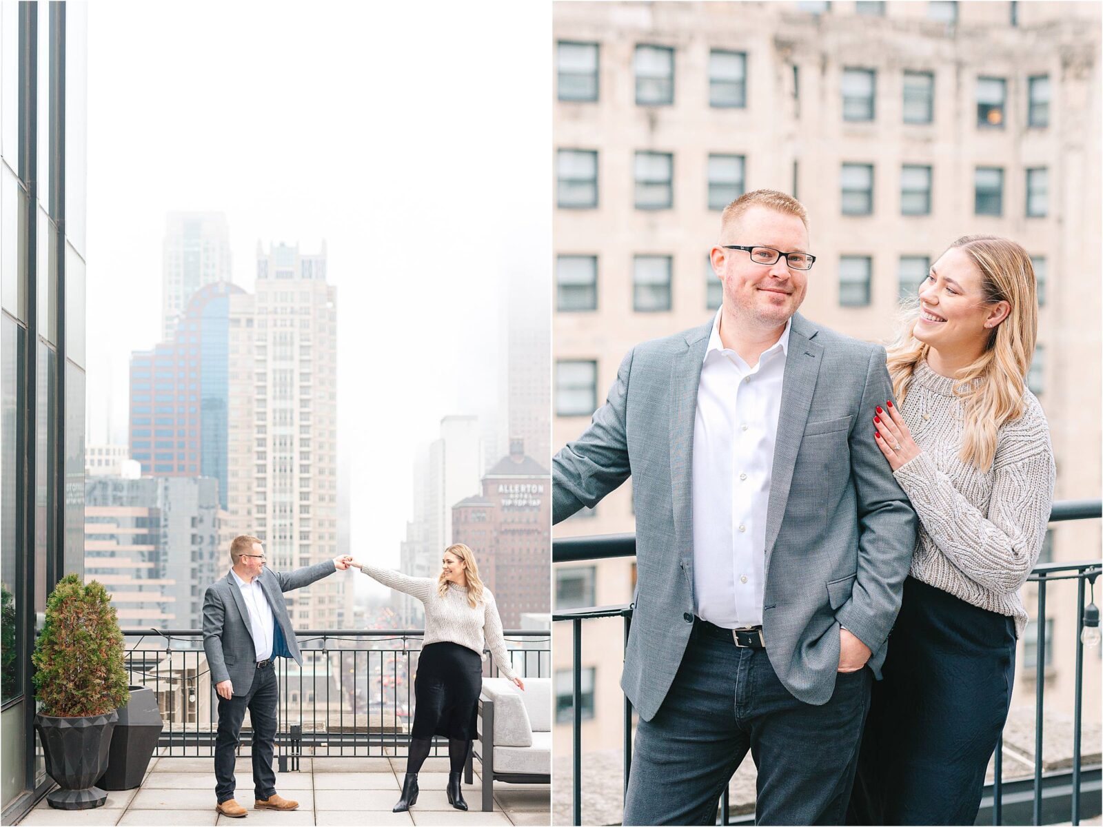 The Gwen Hotel Chicago Engagement | Mary & Matt - Stephanie Parshall ...