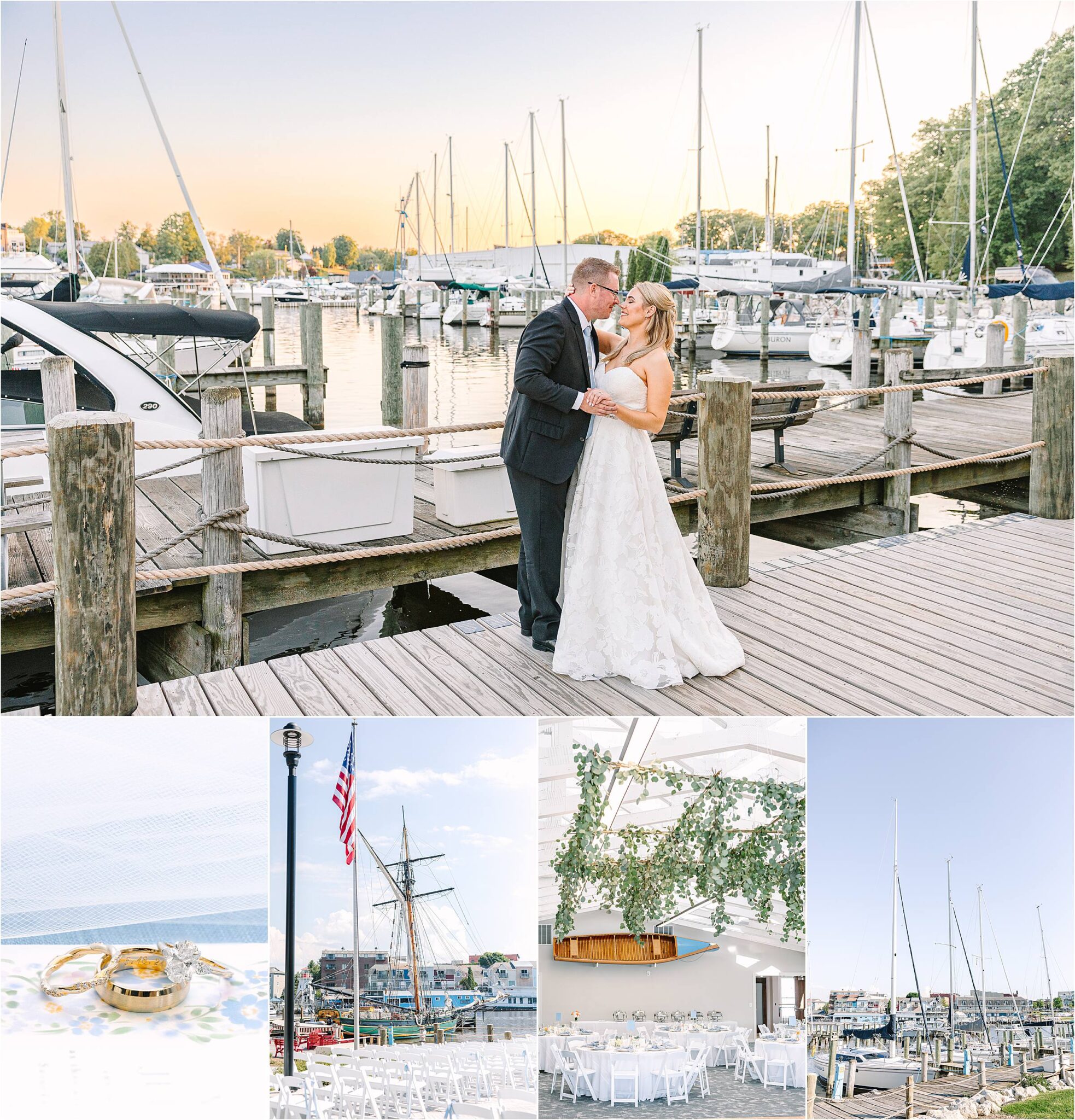 Michigan Maritime Museum Wedding | Mary & Matt - Stephanie Parshall ...