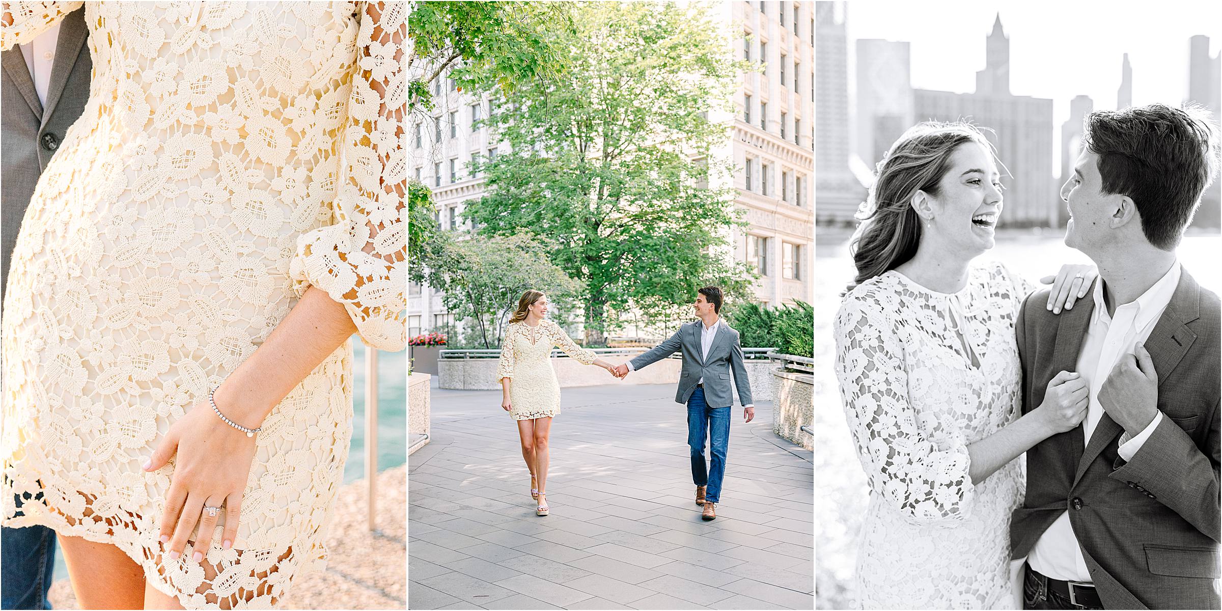 Romantic Downtown Chicago Engagement | Amy & Nick’s Love Story ...